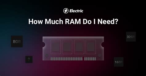 How Much Ram Do I Need It Expert Recommendations Electric