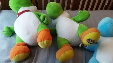 Giving My Yoshi Plushes A Belly Rub Youtube