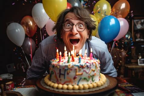 Happy Birthday Fun Birthday Glasses Free Photo Rawpixel