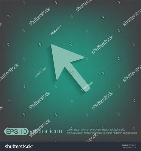 Web Arrow Symbol Cursor Icon Stock Vector Royalty Free 295144250