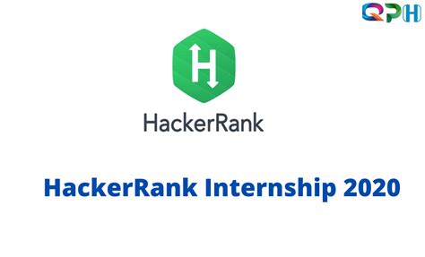 hackerrank internship 2020 hiring freshers for software engineer