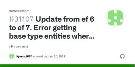 Update From Ef 6 To Ef 7 Error Getting Base Type Entities Where One