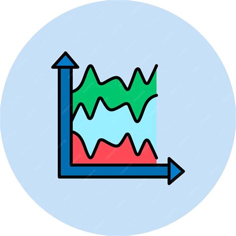 Premium Vector Multiple Line Graph Flat Illustration