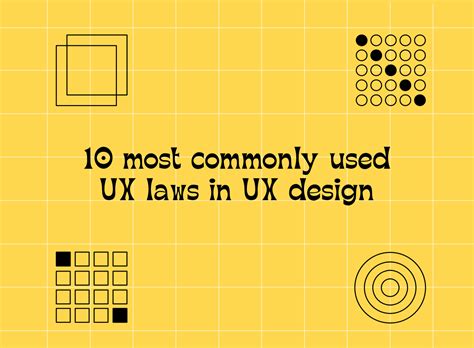 10 Most Commonly Used Ux Laws In Ux Design By Bicsom