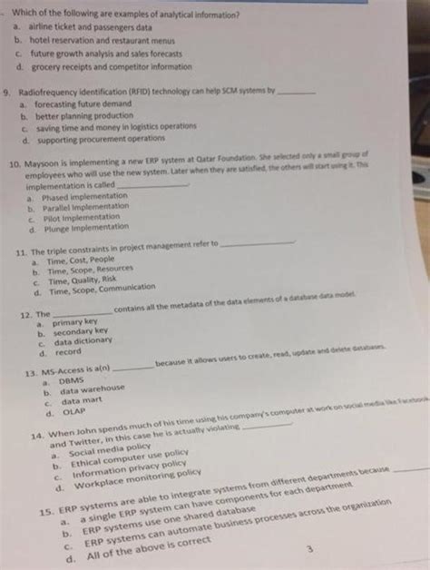 Which Of The Following Are Examples Of Analytical Data Capa Learning