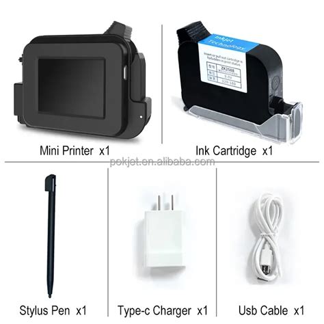 Battery Operated Handheld Inkjet Printer Coding Date Coding Machine Printer Handheld Portable