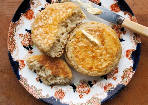 Hot Buttered Crumpets For A Snowy Day Home Made Crumpet Recipe For A