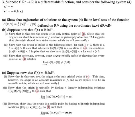 Solved → R Is A Differentiable Function And Consider The