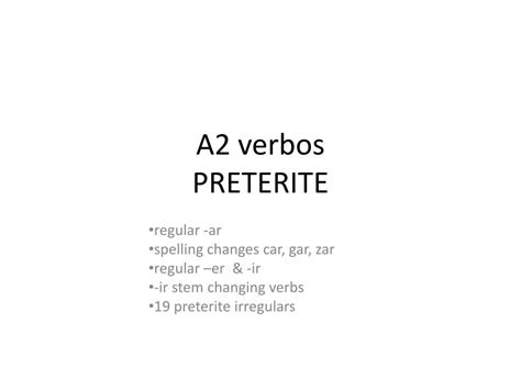 Ppt A2 Verbos Present Indicative Powerpoint Presentation Free