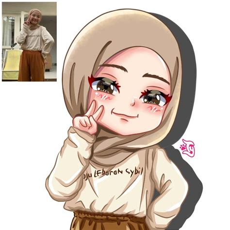 Potrait Chibi Cartoon Into Photo Commission By Vitya On Instagram