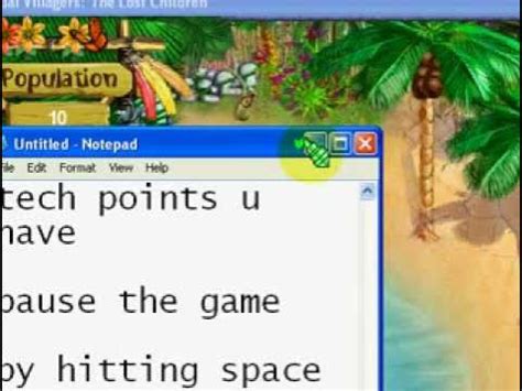 Virtual Villagers Tech Max Cheat Youtube