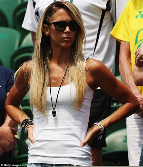 Bec Hewitt Sports Tan As She Cheers On Husband Lleyton At Wimbledon