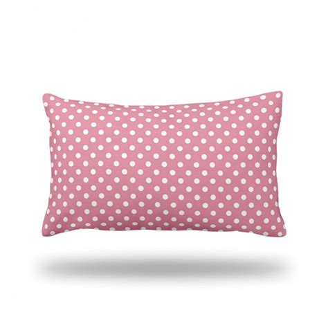 Polka Dots On Pastel Pink Decorative Throw Pillow Pillow Cover