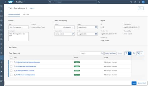 Using Test Plans In Sap Cloud Alm Sap Community