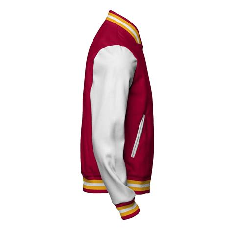Usc Trojans Cardinal Sc Interlock Wool Leather Jacket A2 Jackets