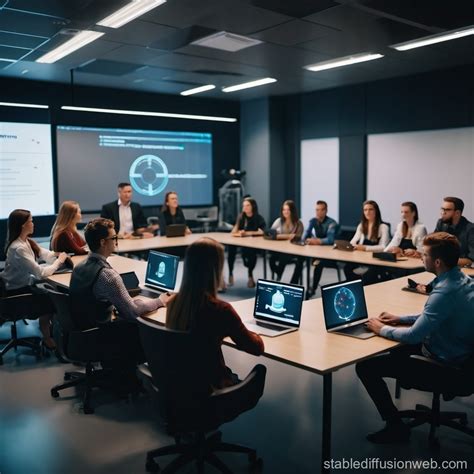 Virtual Classroom Learning Scenario Stable Diffusion Online