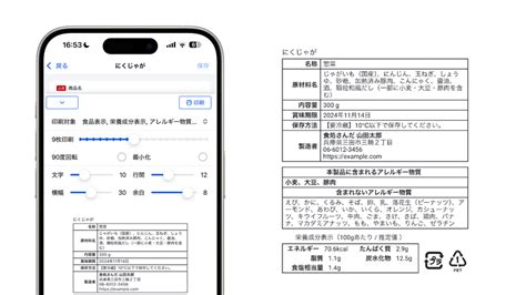 栄養成分表示の対応ですべての事業者が利用可能に！リレーションデザイン研究所「食品表示印刷」
