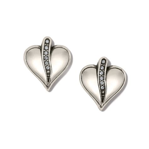 Brighton Precious Heart Post Earrings Morgan Fitzgeralds