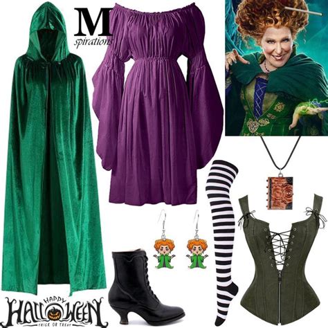 Winifred Winnie” Sanderson Halloween Outfits Hocus Pocus Costume Diy Sanderson Sisters