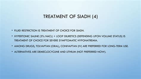 Anti Diuretics Vasopressin Analogues And Siadhpptx