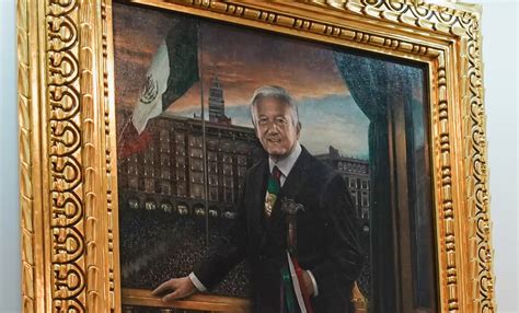 Yucateco Pinta óleo De Amlo Para La Galería De Presidentes Noticias