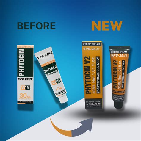 Vqm Phytocin V2 Hybrid Cream 30ml 파이토신 재생 크림 New Cosmogangnam