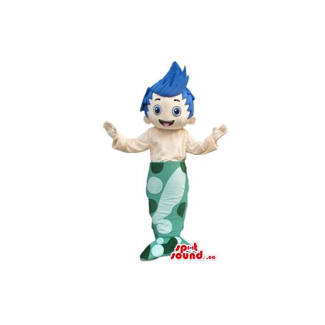 Bolha Gubbie Gil Menino Dos Desenhos Animados Da Mascote Do Caráter Do Traje Spotsound