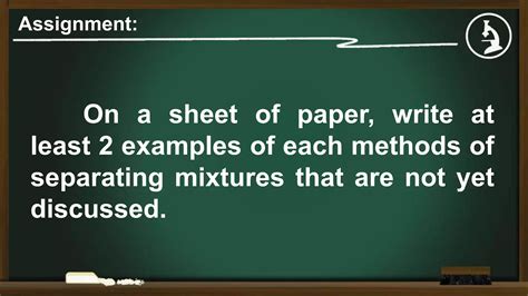 Methods Of Separating Mixtures Pptx