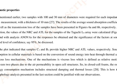 Average Cell Wall Thickness Of The Prepared Epdm Foams Download
