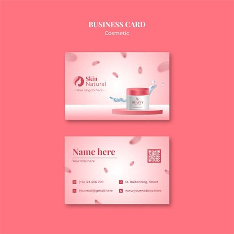 Free Psd Cosmetic Template Design