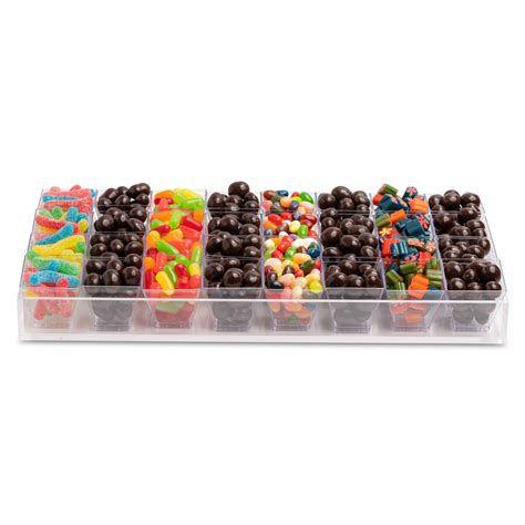 Acrylic Tray With Candy And Chocolate Mini Cups Candy Catchers
