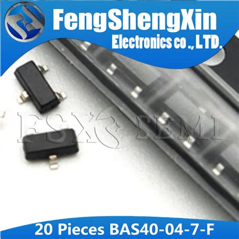 20pcs Bas40 04 7 F Sot23 3 K44 Bas40 04 Sot 23 Bas40 04 7 Bas40 Surface