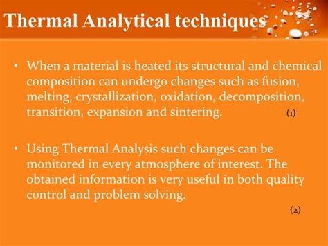Differential Thermal Analysis Dta Pptx Chemistry Science