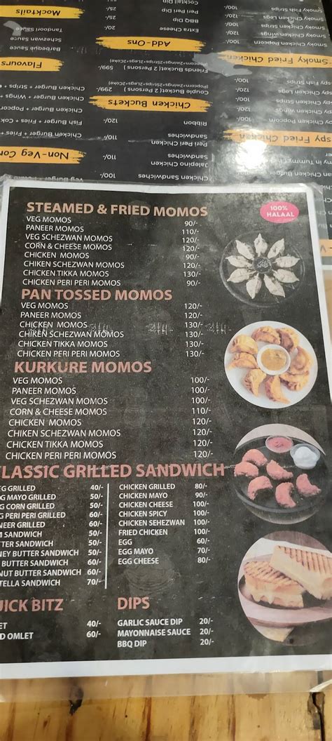 Menu At Frenzy Shawarma Zone Hyderabad