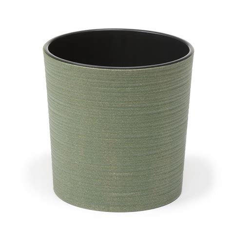Green Outdoor Round Eco Malwa Planter Without Drainage Holes