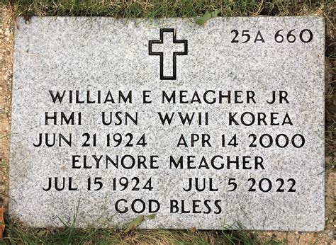 William E Meagher Jr 1924 2000 Find A Grave Memorial