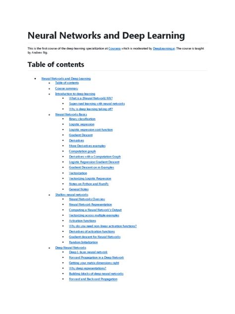 neural networks and deep learning pdf artificial neural network deep learning