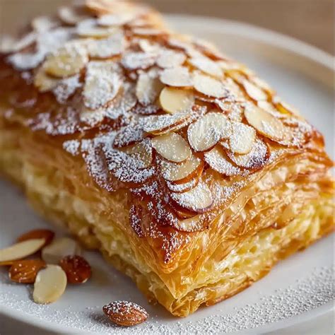Flaky Sweet Almond Pastry Recipe Irresistible Sweet Almond Filling