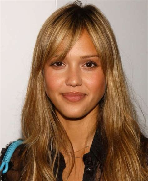 Jessica Alba Blonde Hair Jessica Alba With Bangs Jessica Marie Alba