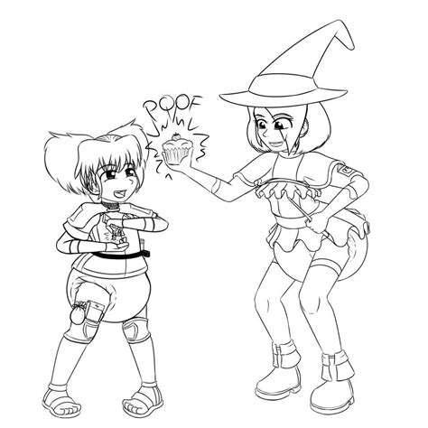 Babventurer Clare And Apprentice Diaper Witch Dere By Theowlcan On