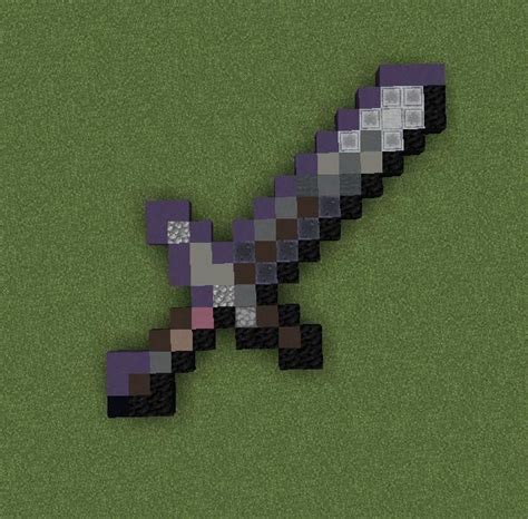 Minecraft Wood Sword Pixel Art