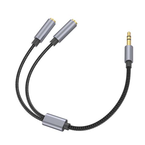Headphone Splitters Cord Highly Sound Quality Extension Cord 3 5mm Male