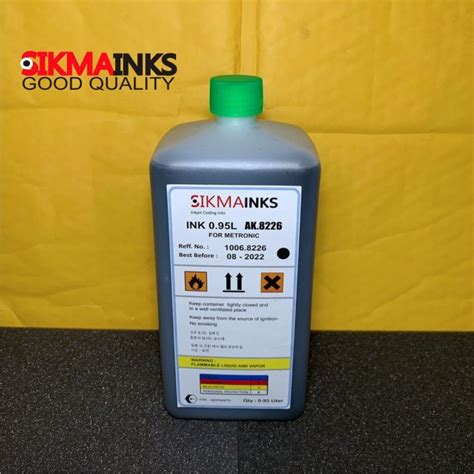 Jual Tinta Solvent Based Mesin Alphajet Coding Black Shopee Indonesia