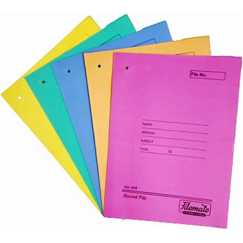 Paperboard Files At Best Price In Sivakasi Tamil Nadu Sri Vishwanath