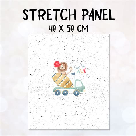 Time To Mix White Stretch Panel Fabric Custom Fabrics Uk