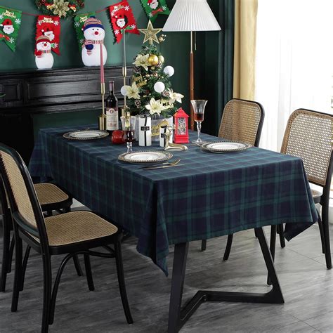 Ziqinpsq Dining Room Rectangle Fabric Tablecloth British