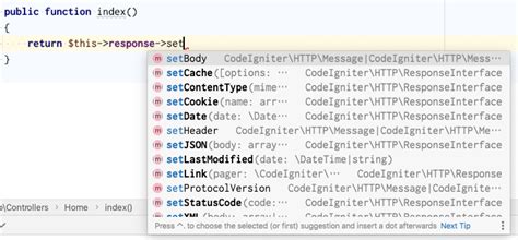 Bug VS Code Undefined Method SetBody Issue Codeigniter CodeIgniter GitHub