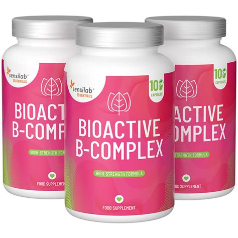 Dose Elevada De Vitaminas Do Complexo B I Sensilab