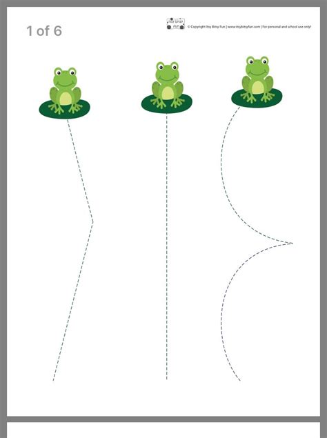 Frog Cutting Practice Worksheet Scissor Skills Artofit