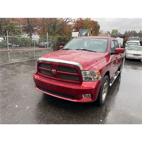 2010 Dodge Ram 1500 Hemi 4dr Crew Cab Red Vin 1d7rv1ct3as224136
